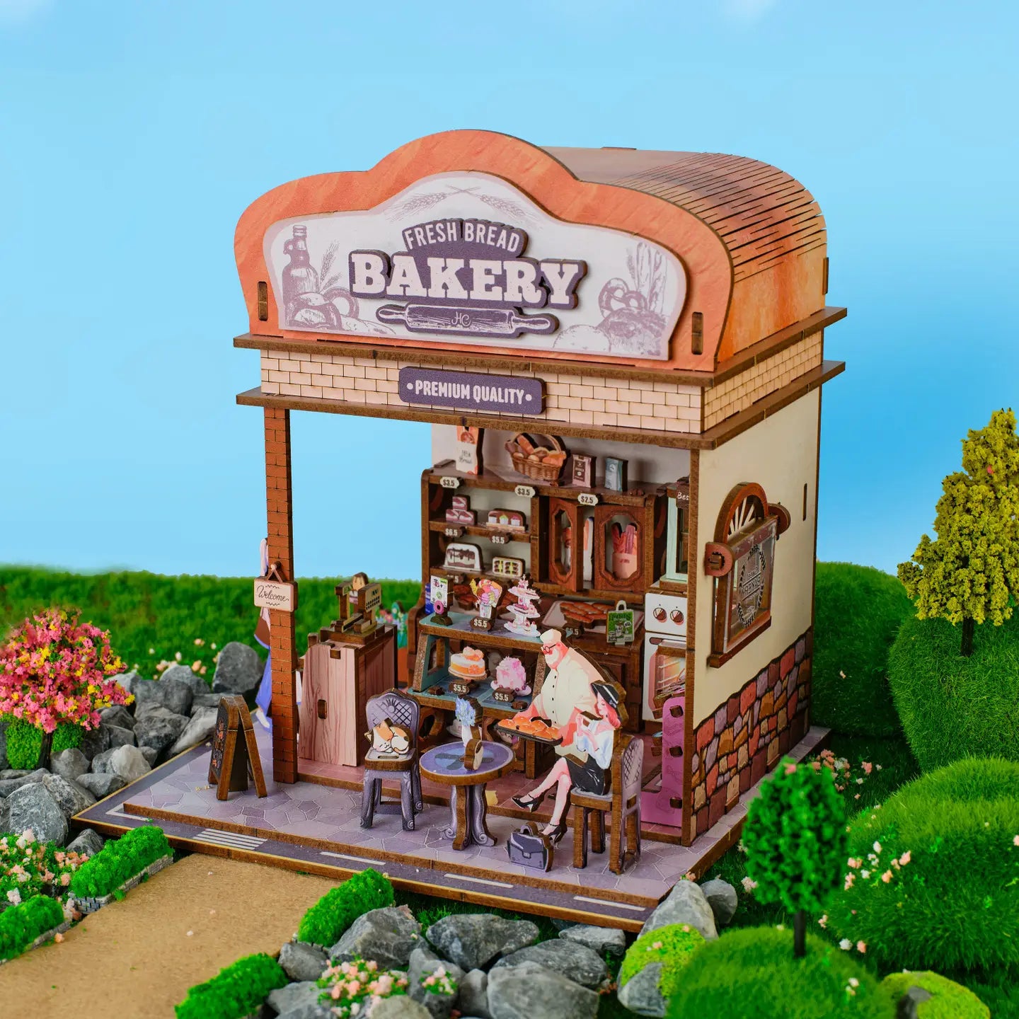 Diy Miniature House Kit: Fresh Bakery – Hooked on Pickin'