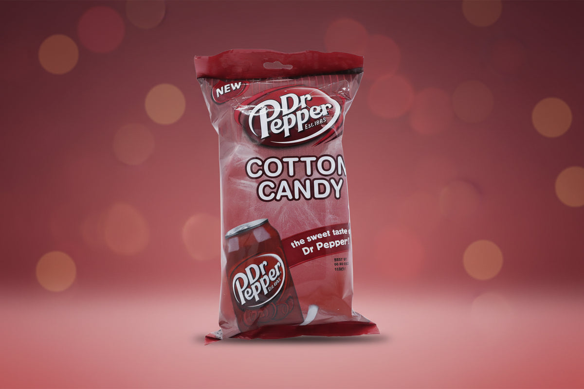 Dr. Pepper Cotton Candy, 3.1oz Bag – Hooked on Pickin'