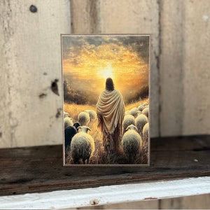 Our Shepherd Block Tabletop Sign – Hooked on Pickin'