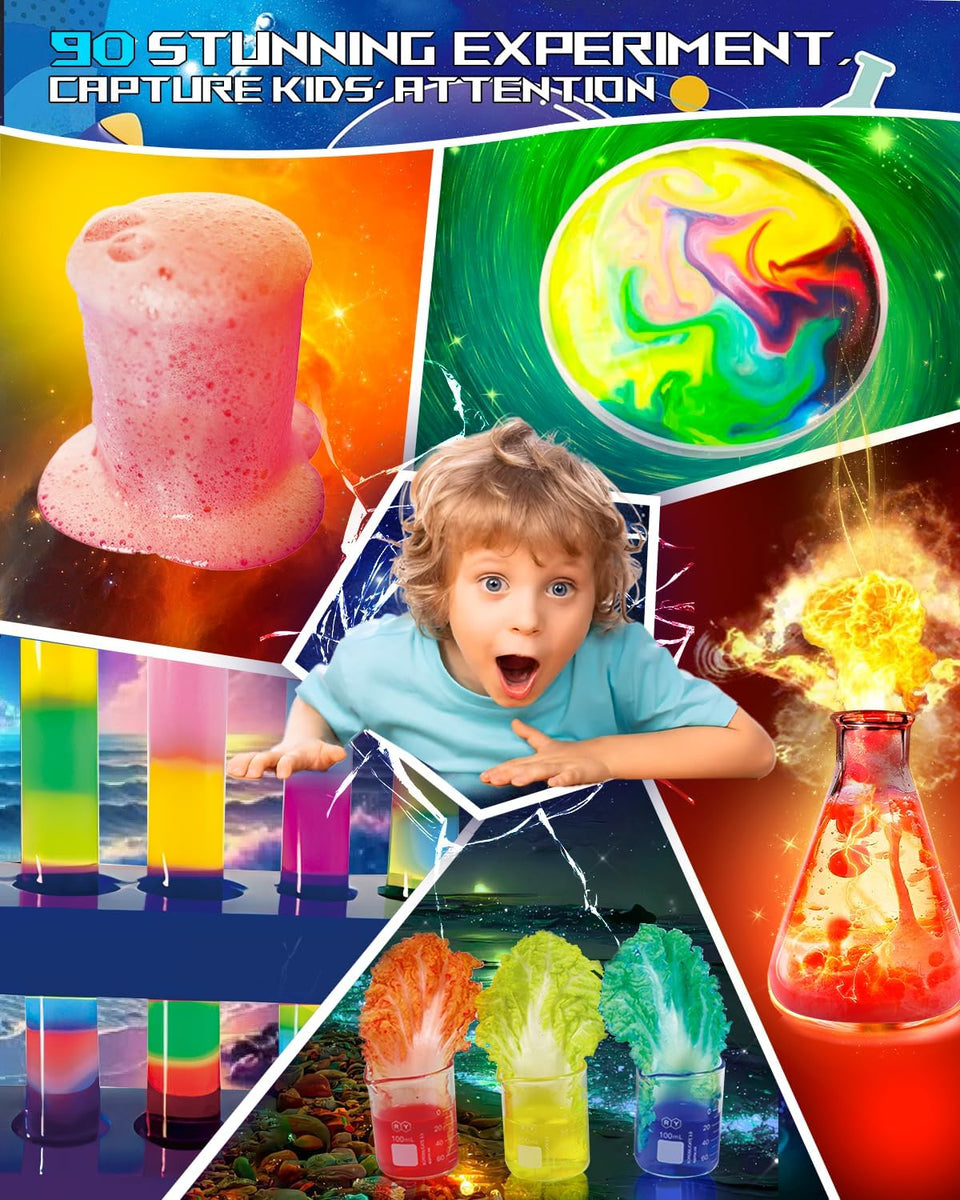 Science Kits for Kids Age 4-12, Stem Toys with 90 Science Experiments ...
