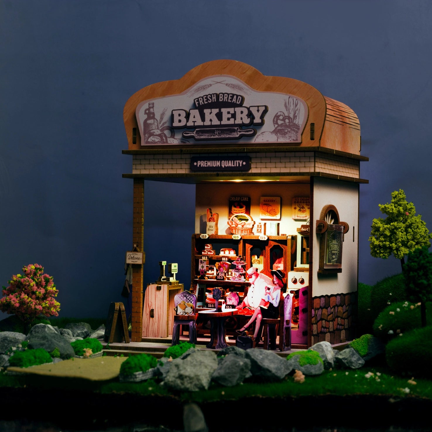 Diy Miniature House Kit: Fresh Bakery – Hooked on Pickin'