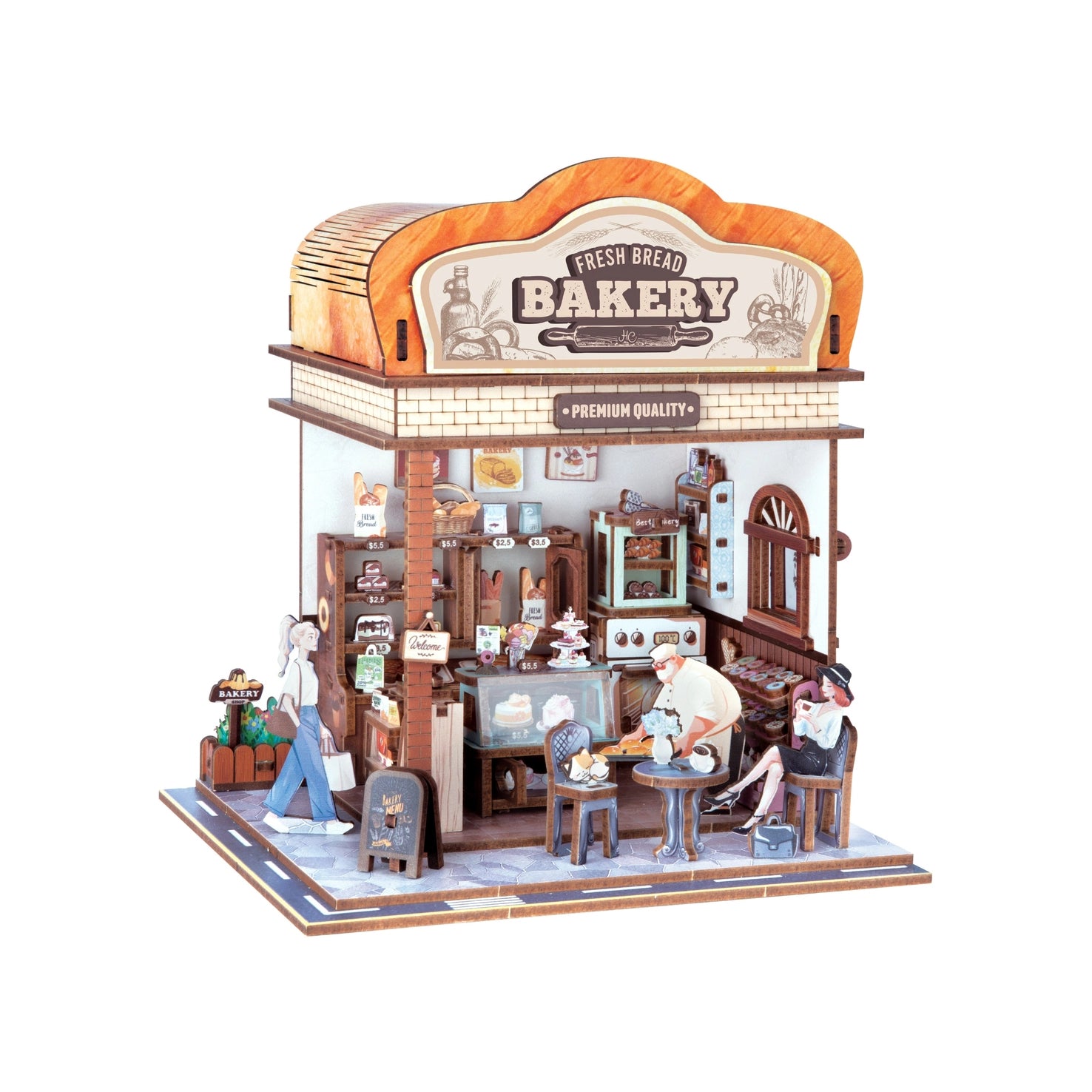 Diy Miniature House Kit: Fresh Bakery – Hooked on Pickin'