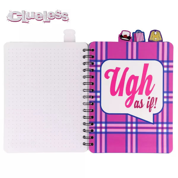 Clueless 4-Tab Spiral Notebook With 160 Dotted Sheets | 6 x 9 Inches ...