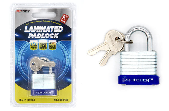 Laminated Padlock (2 Sizes) – Hooked on Pickin'