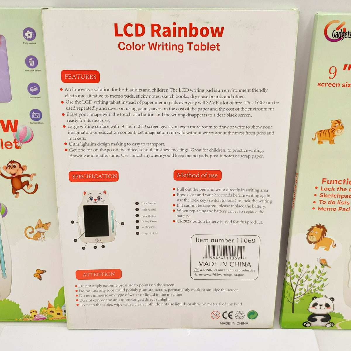 LCD Rainbow Color Writing Tablet – Hooked on Pickin'