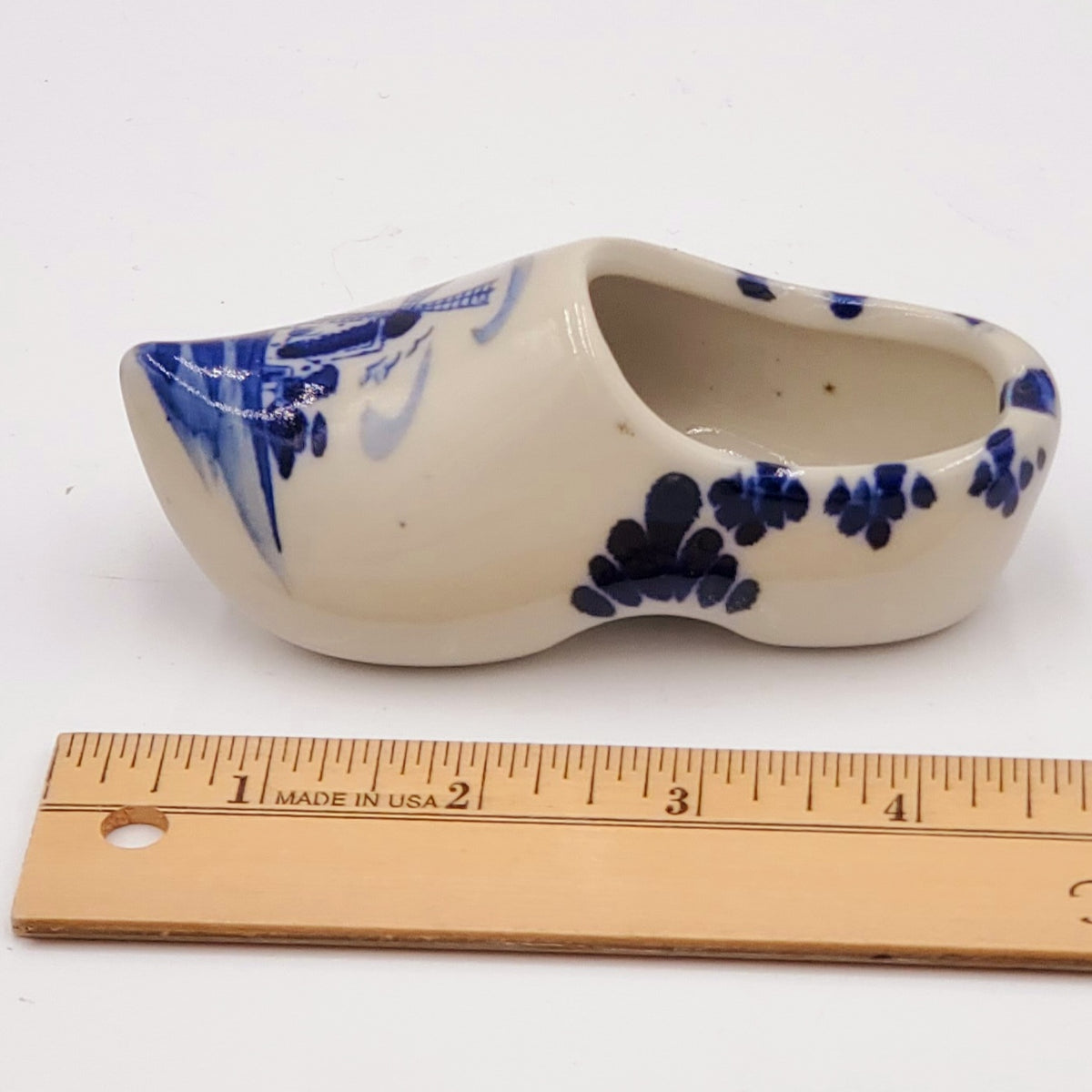 Delft Blue Hand Painted Ceramic Clog Shoe- Made in Holland – Hooked on ...